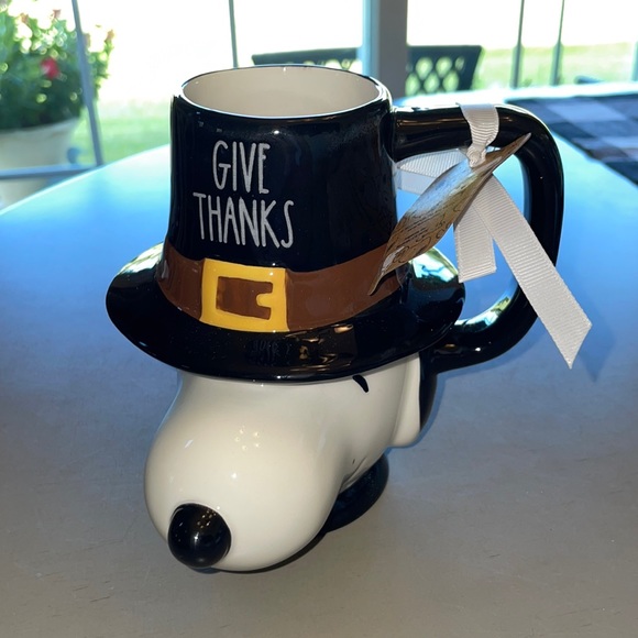 Rae Dunn | Dining | Rae Dunn Snoopy Give Thanks Mug | Poshmark